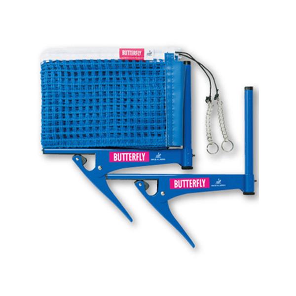 卓球 設備 備品 ネット ピンポン国際卓球連盟公認、日本卓球協会検定品のサポートセット。ネットの両端をサポートのポールにはさみ込む構造で、すき間なくスッキリと張れます。ネット＆サポートのセットです。素材：ネット：アクリル サイズ：高さ15....