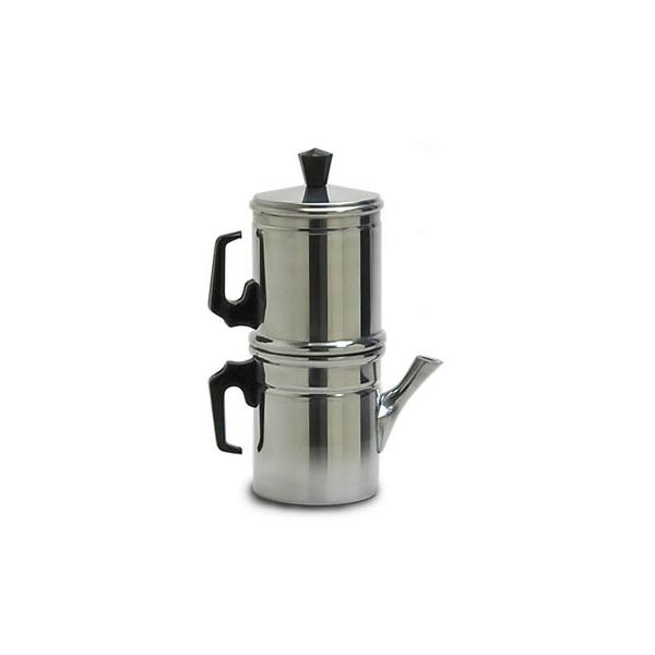 　ナポリ地方伝統のドリップ式コーヒーメーカー。お湯を沸かしながら豆を蒸らし、沸いたら全体をクルリと反転。抽出前にじっくりと豆を蒸らしていることにより、ドリップとは思えない深いコクと香りのコーヒーを淹れることができます。　取扱サイズ：150c...