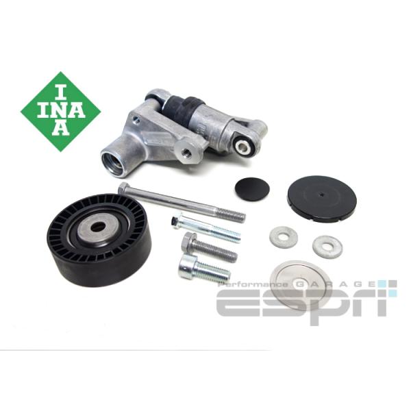 BMW E36 Z3 E46 E34 E39 E53 E85 Z4 E60 E61 E83 M52 M54直6エンジン車用の機械式テンショナーを油圧式に変更できる変換キットです。純正供給OEMメーカー「INA」製となりますので安心して装着し...