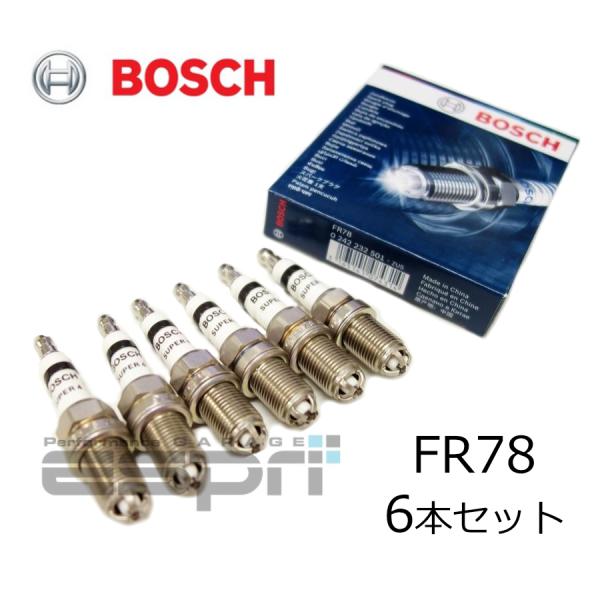 BMW E36 E46 E34 E39 E60 E61 E63 E64 E38 E65 E66 E31 E83 X3 E53 X5 Z3 E85 Z4 に適合の(一部を除く) スパークプラグ 6本セット 新品 です。純正OEMメーカー「BO...