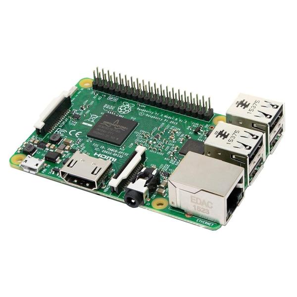 【Raspberry Pi 3 Model B】世界中で愛されるシングルボードコンピュータ「Raspberry Pi 3 Model B」です。高性能なBroadcom BCM2837 64bitクアッドコアプロセッサ（1.2GHz）を搭載...