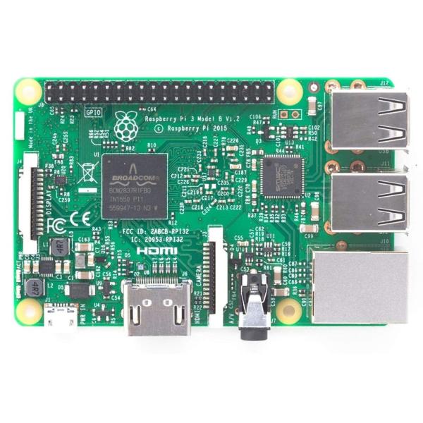 【Raspberry Pi 3 Model B】世界中で愛されるシングルボードコンピュータ「Raspberry Pi 3 Model B」です。高性能なBroadcom BCM2837 64bitクアッドコアプロセッサ（1.2GHz）を搭載...