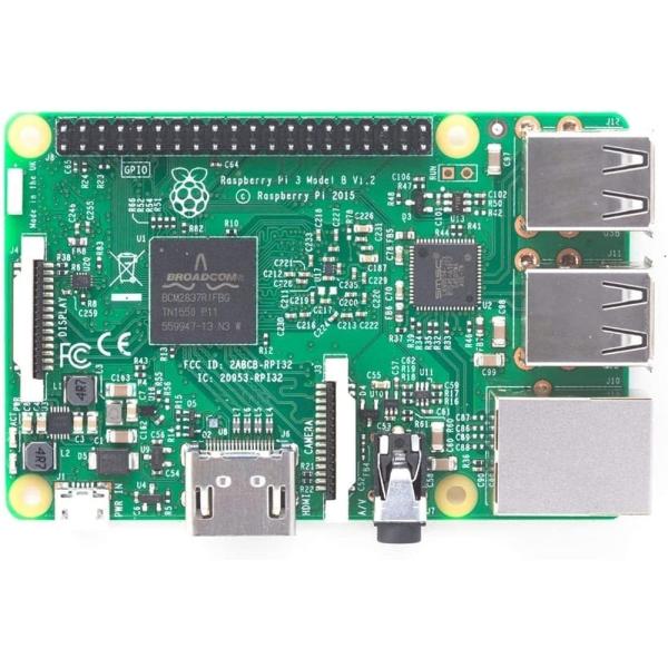 【Raspberry Pi 3 Model B】世界中で愛されるシングルボードコンピュータ「Raspberry Pi 3 Model B」です。高性能なBroadcom BCM2837 64bitクアッドコアプロセッサ（1.2GHz）を搭載...