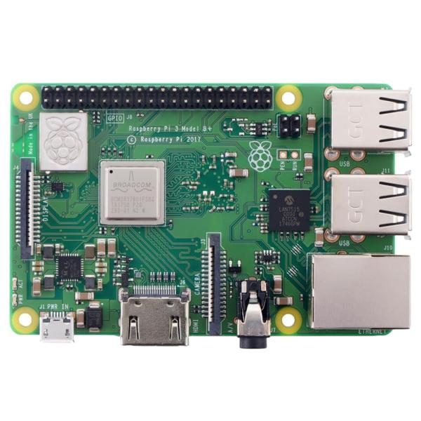 【Raspberry Pi 3 Model B+】Raspberry Pi 3 Model B+は、高性能な64ビットクアッドコアプロセッサ（1.4GHz）を搭載した、シングルボードコンピュータです。【主な特徴】・Broadcom BCM2...