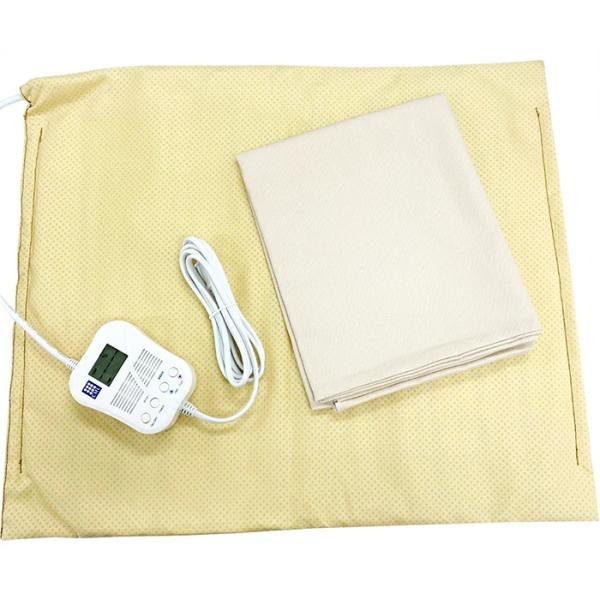 仕様:消費電力: 160W（最大）重量: 約2.0Kg（コントロ一ラ一含）外形寸法 マット本体W500mmxD630mm電源ケ一プル 1.8mマット側ケ一プル1.2mタイマー:30分、60分、90分温度:40℃~60℃ 5段階調整マット表皮...