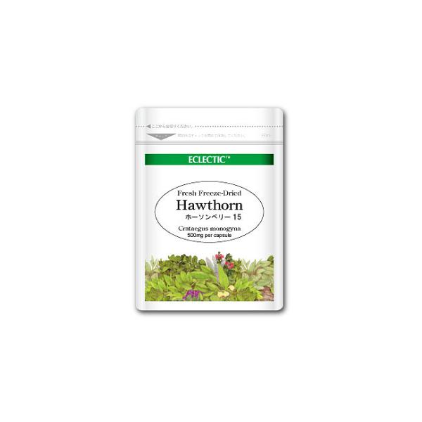 ポリフェノールを豊富に含む、自生のホーソンベリー （セイヨウサンザシの実）を使って、独自の100％フレッシュフリーズドライ製法（FFD）で作りました。ハーブ本来のパワーを引き出すホールプラント（ハーブの使用部位全体）を使用しています。ドキド...