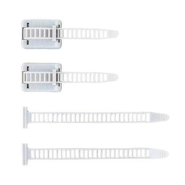 強力マグネットタイプ・ケーブルタイ。＜仕様＞■カラー：グレー■長さ：85mm（ベルト小）、123mm（ベルト大）■幅：36mmベースサイズ/36×26mm■入数：2個■ケーブル収容数：24本※ケーブル収容数は、直径5〜6mmのLAN（UTP...
