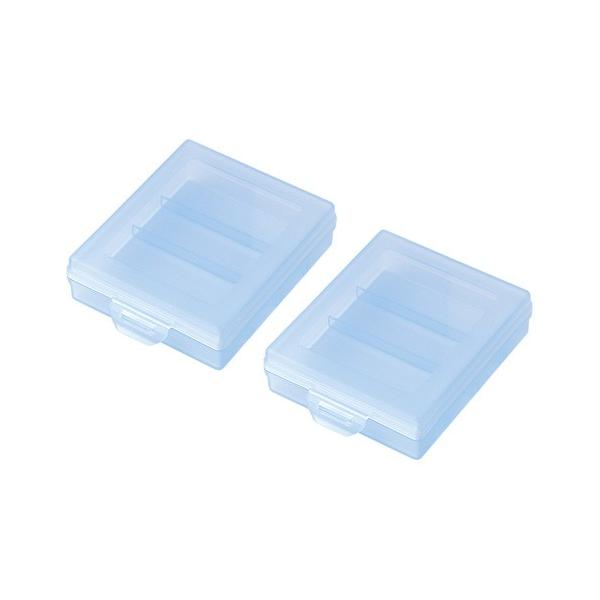 単三乾電池を4本収納できる、持ち運びに便利なコンパクト電池ケース。ブルー。▼詳しい情報は下記をご覧ください。