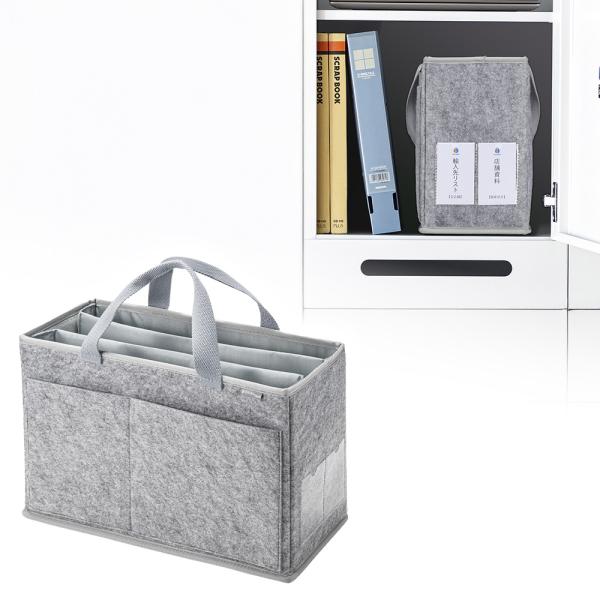 【訳あり新品】※外装パッケージにキズ、汚れがありますが商品は新品です。パソコンや書類を簡単に持ち運べて会議や保管にも便利なミーティングバッグ。15.6インチワイドまでのノートパソコン対応のBOXバッグ。グレー。＜関連キーワード＞ミーティング...