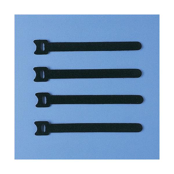 【訳あり新品】※箱にキズ、汚れがありますが商品は新品です。表裏がくっつく面ファスナー。巻くだけでケーブルを結束。ブラック・4本入り。CA-MF2KN サンワサプライ