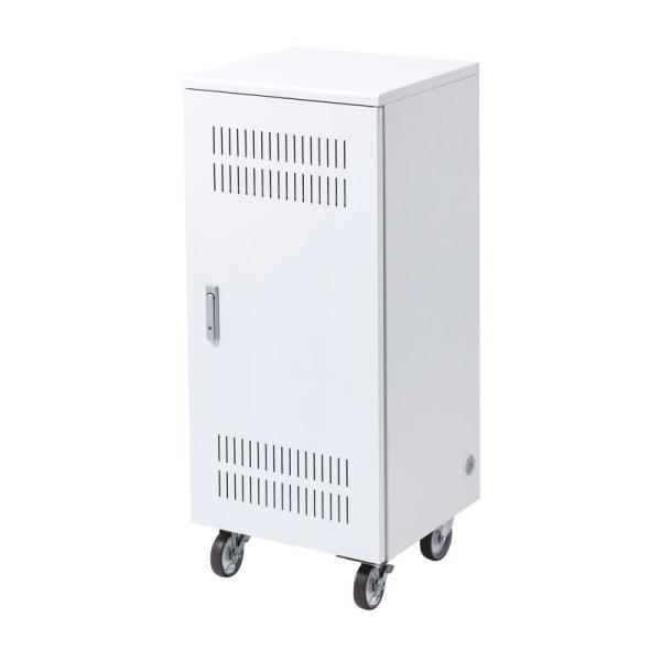 【訳あり新品】※外装パッケージにキズ、汚れがありますが商品は新品です。省スペースにノートパソコンを11台収納できる、鍵付き収納保管庫。CAI-CAB66W＜関連キーワード＞CAI-CAB66W ノートパソコン保管庫 セキュリティボックス ノ...