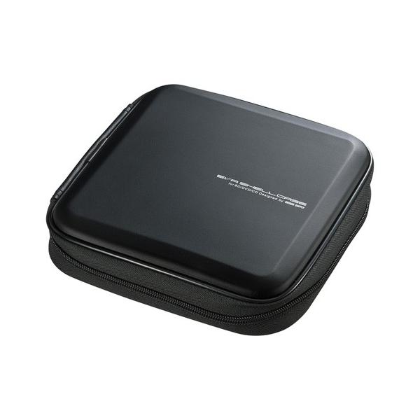 【訳あり新品】※箱にキズ、汚れがありますが商品は新品です。凹凸が少なく柔らかい不織布でブルーレイディスクの収納に対応したEVA素材のセミハードケース。24枚収納・ブラック。