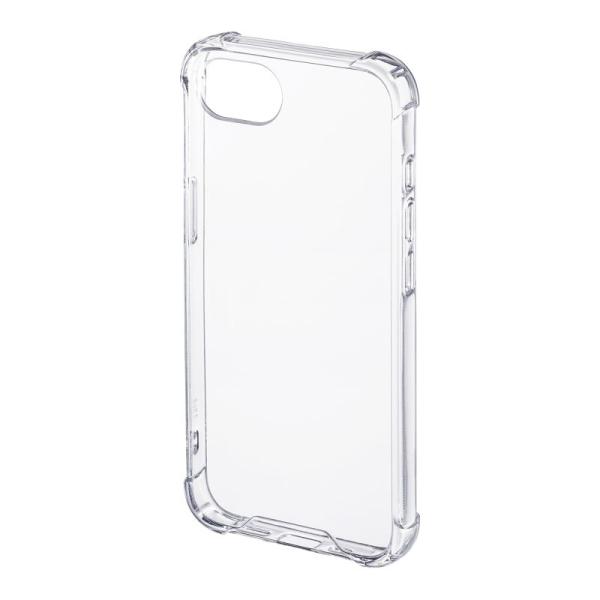 【訳あり新品】※外装パッケージにキズ、汚れがありますが商品は新品です。iPhone16e専用の耐衝撃クリアケース。四隅を厚く設計し、落下時の衝撃を吸収するバンパー付き。ストラップホール付き。TPU×PC素材の二重構造でiPhone 16eを...