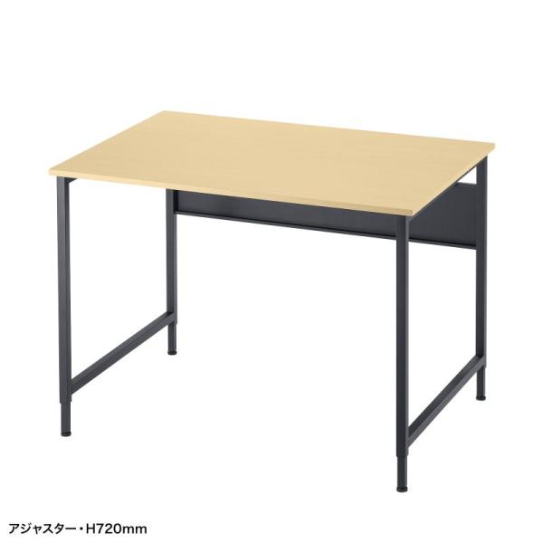 【訳あり新品】※外装パッケージにキズ、汚れがありますが商品は新品です。オフィス環境の変化に対応するフレキシブルデスク。幅1000mm・木目。SH-FX1070M。サンワサプライ＜関連キーワード＞パソコンデスク オフィスデスク フレキシブルデ...