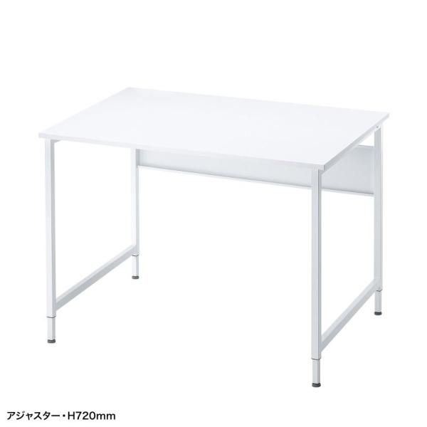 【訳あり新品】※外装パッケージにキズ、汚れがありますが商品は新品です。オフィス環境の変化に対応するフレキシブルデスク。幅1000mm・ホワイト。SH-FX1070W。サンワサプライ＜関連キーワード＞パソコンデスク オフィスデスク フレキシブ...