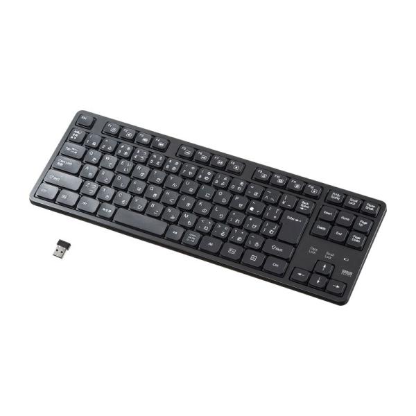 【訳あり新品】※外装パッケージにキズ、汚れがありますが商品は新品です。キー入力が静かな静音キーボード。2.4GHzワイヤレス・テンキーなし。SKB-WL38BK＜関連キーワード＞SKB-WL38BK ワイヤレス 静音キーボード 2.4GHz...