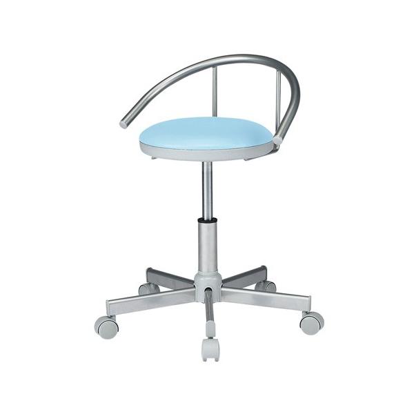 【訳あり新品理由】※パッケージ不良（多少の汚れや、つぶれあり）抗菌、耐アルコールレザーを使用した医療向けイス。ブルー。SNC-RD1VBL2 サンワサプライ▼詳しい情報は下記をご覧ください。