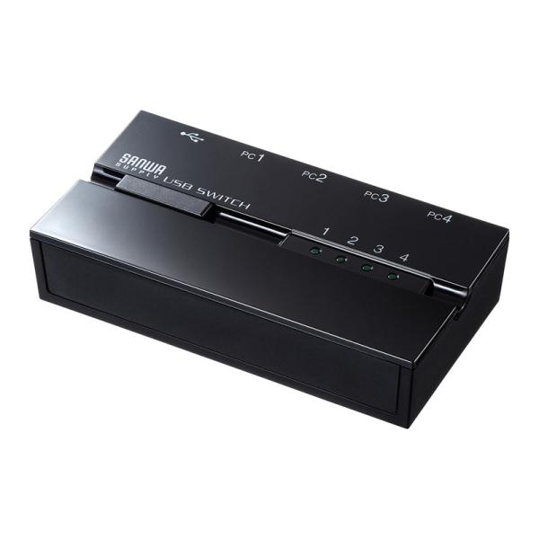 【訳あり新品】※外装パッケージにキズ、汚れがありますが商品は新品です。4台のパソコンで1台のUSB2.0機器を切替えて共有でき、強力マグネットでスチール面にしっかり固定できるUSB2.0切替器。＜関連キーワード＞SW-US24MG 磁石付き...