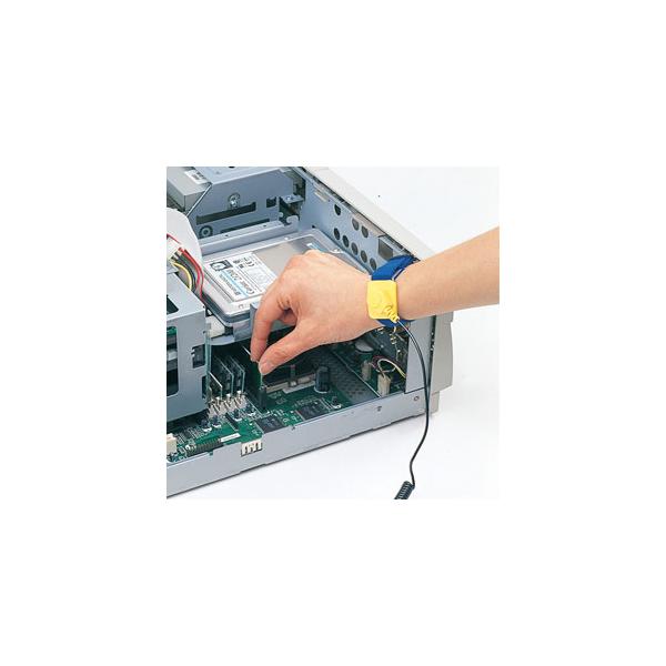 【訳あり新品】※外装パッケージにキズ、汚れがありますが商品は新品です。静電気放電から電子機器を守る。＜関連キーワード＞帯電 防止 リストバンド 静電気▼詳しい情報は下記をご覧ください。