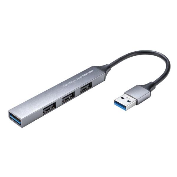 【訳あり新品】※外装パッケージにキズ、汚れがありますが商品は新品です。USB機器が4台接続できる超スリムなUSBハブ。USB A×4ポート搭載。USB5GbpsとUSB2.0に対応。＜関連キーワード＞USB-5H24GM USBハブ USB...