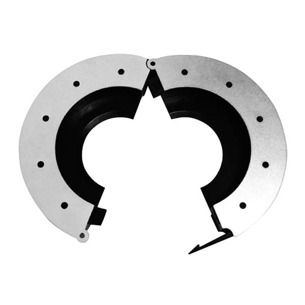 複合機のキャスターに取り付けて転倒と暴走を防止する複合機用ストッパー。ワンタッチで取り付け・取り外しができ、床面との隙間が狭い複合機にも対応可能。Pタイル用。■サイズ：直径126mm（内径80mm）×H21mm■重量：230g（1個あたり）...