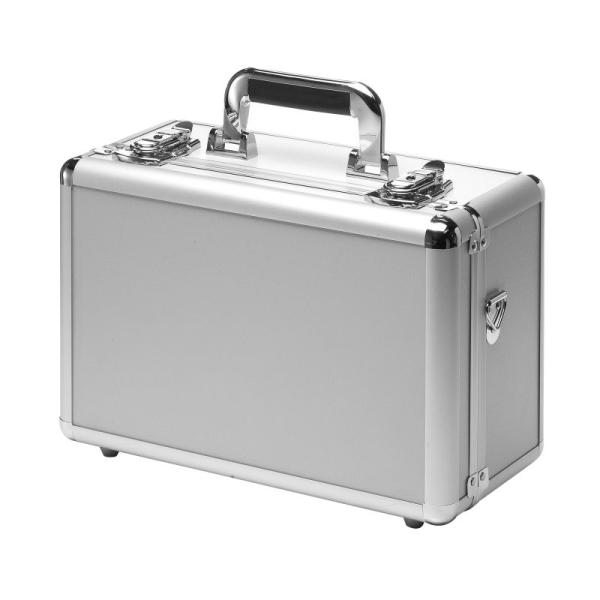 ワイヤレスガイドシステム（MM-WGS4/400-HSGS001）本体や充電器を収納できるアルミケース。＜関連キーワード＞ワイヤレスガイドシステム 収納ケース MM-WGS4 EZ4-HSGS001 キャリングケース アルミケース 鍵付 シ...