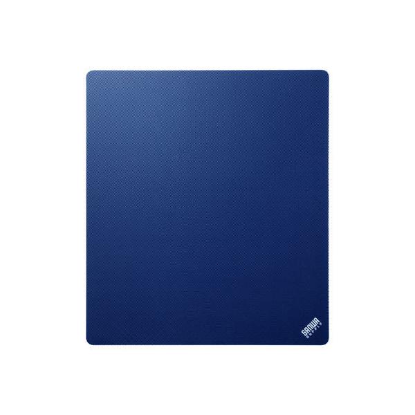 スムーズに滑るようなマウス操作が可能な薄型マウスパッド。Sサイズ、ブルー。