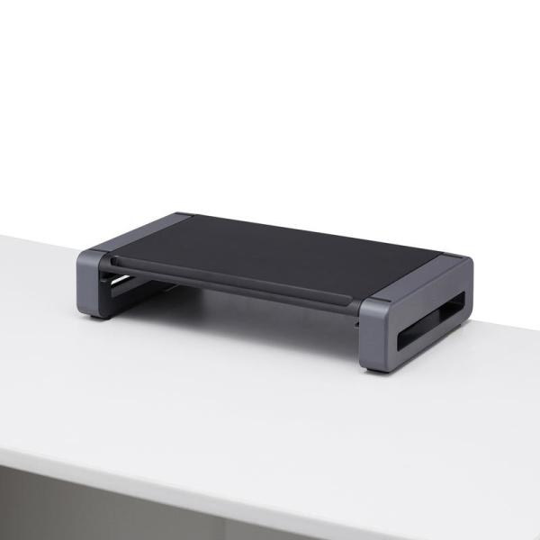 机上の空間を有効活用。W487×D278mm・ブラック。▼詳しい情報は下記をご覧ください。