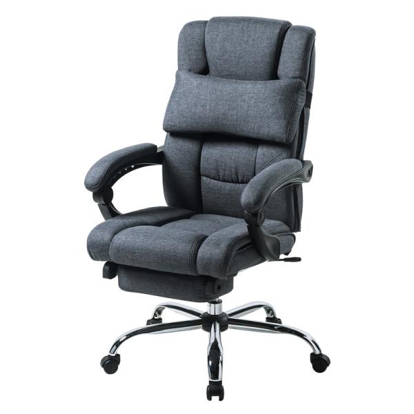 【アウトレット理由】※パッケージ不良（開封・潰れ・汚れなど）ワンランク上のくつろぎを。オットマン付きで寝てしまうほどゆったりできるチェア。グレー。▼詳しい情報は下記をご覧ください。