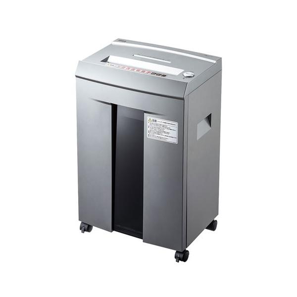 40分連続使用可能なA4用紙10枚、DVD、CD、クレジットカードが細断可能なクロスカットペーパー＆CDシュレッダー。