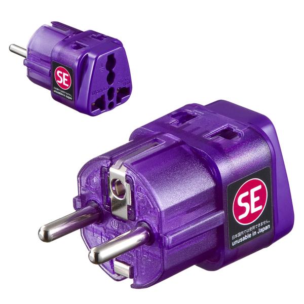世界の特殊な電源プラグ形状に変換できる変換アダプタ。SEタイプ。TR-AD13 サンワサプライ▼詳しい情報は下記をご覧ください。