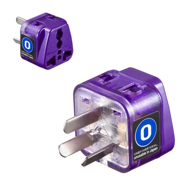 世界の特殊な電源プラグ形状に変換できる変換アダプタ。Oタイプ・アース付き。TR-AD16 サンワサプライ▼詳しい情報は下記をご覧ください。