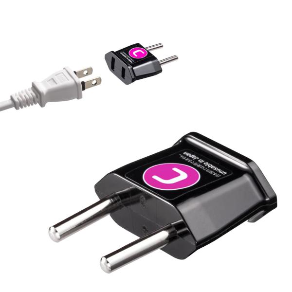 世界の特殊な電源プラグ形状に変換できるアダプタ、Cタイプ。TR-AD22＜関連キーワード＞TR-AD22 海外プラグ変換アダプタ Cタイプ イタリア フランス スウェーデン インドネシア インド オーストリア スイス タイ ドイツ 日本式2...