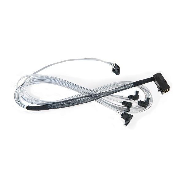 MICROCHIP (Adaptec) 高解像度(HD)SASケーブル  ACK-I-rA-HDmSAS-4rSATA-SB-.8M / 2279900-R