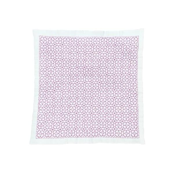 桜の花白/34 cm x 34 cm/SK-335・Color:白Style:桜の花・パッケージ個数:1・出来上がり寸法:各約縦34cm×横34cm