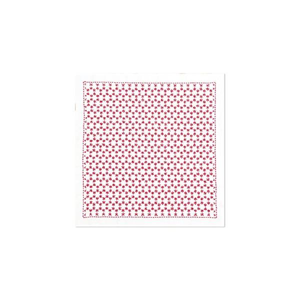 レッド/仕上がりサイズ : 縦34×34cm/-・パッケージ個数:1・セット内容：刺し子糸、晒木綿、刺し子針、指抜き、説明書・用意するもの：縫い糸、縫い針、ハサミ、アイロン・出来上がりサイズ：約縦34cm×横34ｃｍ・所要時間目安：3〜4時...