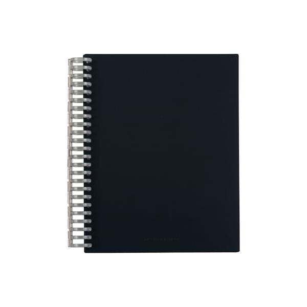 とじ具&amp;表紙タイプブラック/A5/N1850-24・Style:とじ具&amp;表紙タイプSize:A5Color:ブラック・パッケージ個数:1・【特長】オープンリングノート・ツイストノート〈適合リーフ〉に対応。市販のA5/24穴・...