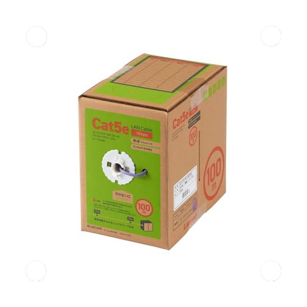 パープル/100m/LD-CT2/PU100/RS・Color:パープルSize:100mPatternName:1)ケーブル単品・パッケージ個数:1・100BASE-TXや1000BASE-Tの環境で転送ロスが少なく安定したデータ転送が可...