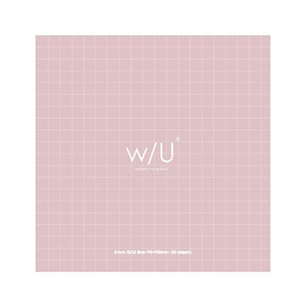 スクエアシェルピンク/98x98x3mm/WU-FSTN-S-P・Color:シェルピンクStyle:スクエア・パッケージ個数:1・本体サイズ:ヨコ98xタテ98x厚み3mm・本体重量:00g・本文:30枚/5mm方眼罫・材質:表紙/コート...