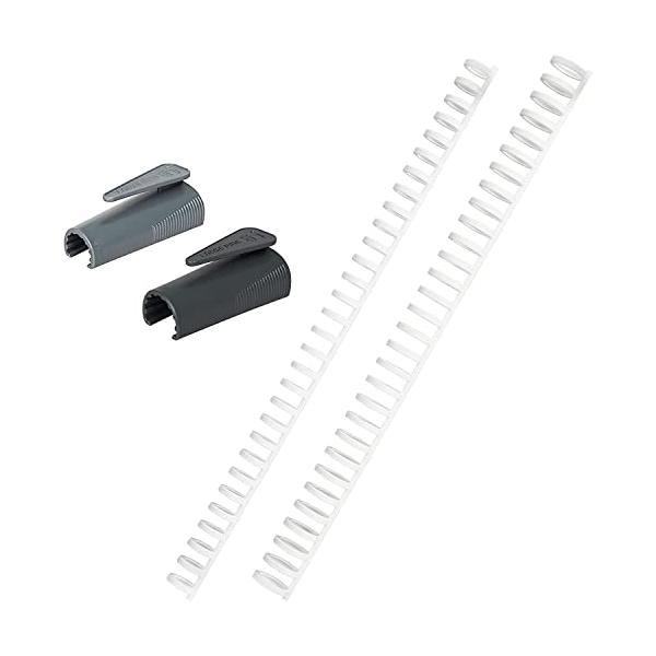 ジッパーセットホワイト/リング径10mm/14mm/Z-1014-W・パッケージ個数:1・【内容】10mm/14mm用ジッパー（各1個）、ルーズリング10mm/14mmホワイト（各1本）・ルーズリーフが綴じられるリング『ルーズリング』専用ジ...