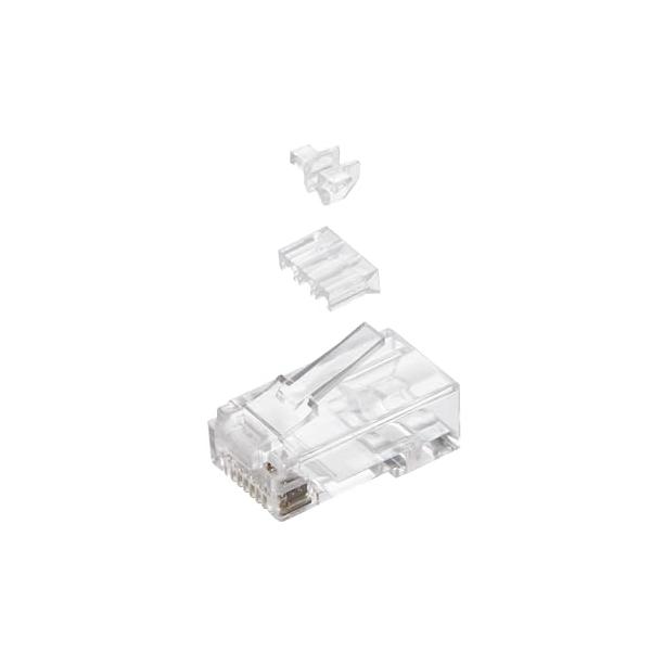 クリア/-/LD-6RJ45T10/L・パッケージ個数:1・LANケーブルの自作に。Cat6A/Cat6用のRJ45コネクター10個入りです。・Cat6A/Cat6の単線ケーブルおよびヨリ線ケーブルの両方に対応しています。・ロードバー付きで...
