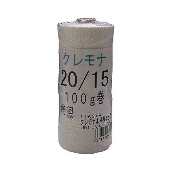 クレモナ製ホワイト/約1.0mm×180m/1.0mmX180m・パッケージ個数:1・サイズ:約1.0mm×180m・太さ:約1mm