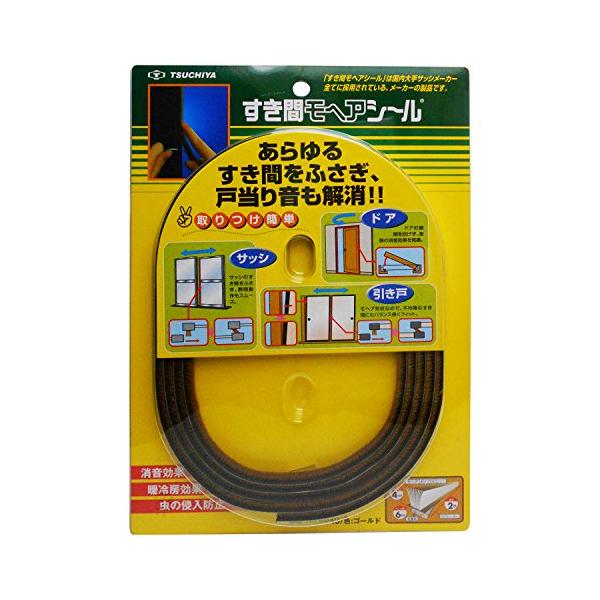 ゴールド/幅6X高さ4mm/NO6040LBR・Size:幅6X高さ4mmColor:ゴールド・パッケージ個数:1・色:ゴールド・幅×長さ(mm×m):6×2・厚み(mm):4・切断にはカッターが必要・あらゆるすき間をふさぎ、戸当たり音も解消