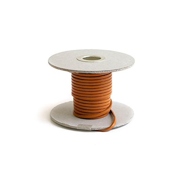 キャメル/徳用10m巻/MTLS1003-2・Size:徳用10m巻Color:キャメル・サイズ: 巾3mm×10m巻(厚み約2mm)・素材: 牛革・天然の革ですので多少の色・厚みのバラつき、また小傷がある場合や、皮と皮の継ぎ目が発生する場...