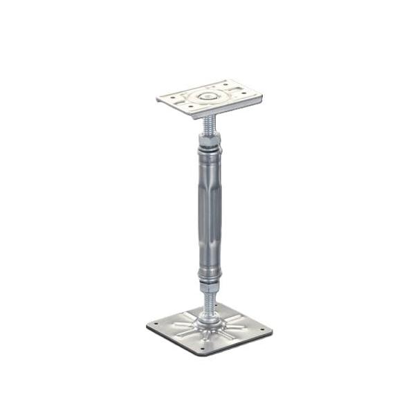シルバー/-/EA951EN-26・パッケージ個数:1・プレート：F型・調整範囲(mm)：321〜471・圧縮荷重(kgf)：1656・天板サイズ：90×65mm・ベースサイズ：100×100mm
