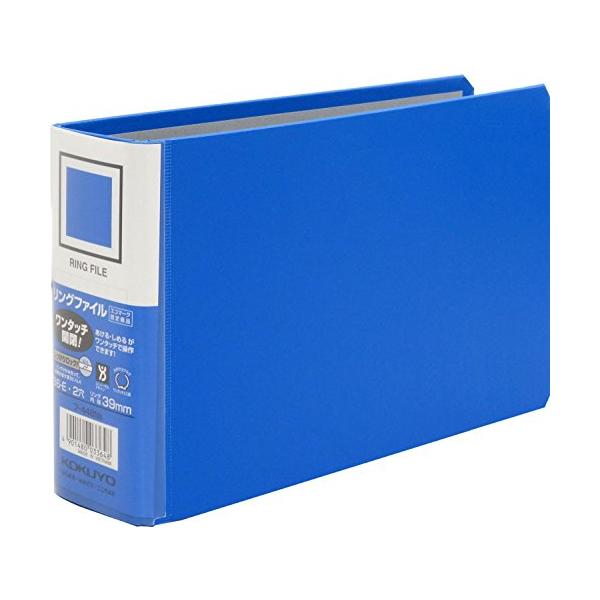 ブルー/B6-E/フ-448NB・Size:B6-E・パッケージ個数:1・【寸法】56×232×138mm・【サイズ】 B6-E・【リング内径】 39mm・【適正収容枚数】 330枚・【表紙】 PPフィルム貼り