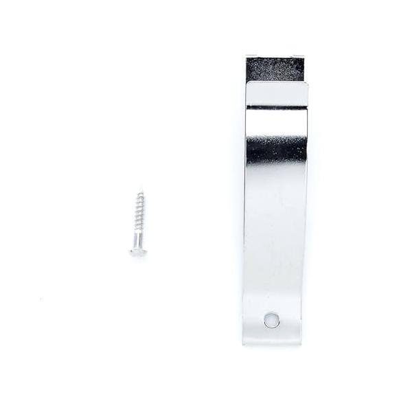 モダンシルバー/Pack of 1/VB-064・Size:Pack of 1・引戸用の簡易ブレーキ金具・木ネジ:2.1Φ×12.8mm