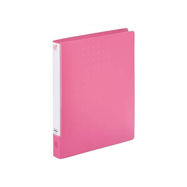 ピンク/-/F7032-12・Color:ピンク・パッケージ個数:1・【商品】レバーを押すだけで開閉できるオートロック機能付きの大容量160枚収容タイプファイル。・【材質】表紙／ポリプロピレン（生地厚0.9mm）、とじ具／スチール・POM・...