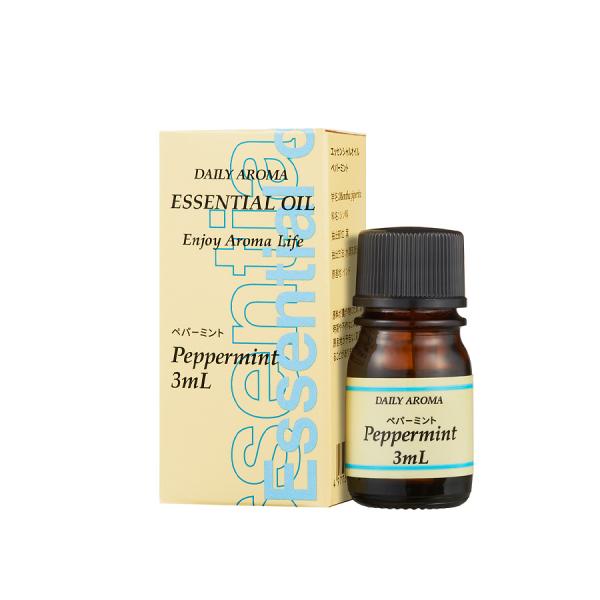 クリアで清涼感のある爽やかなミントの香りランチタイム後のリフレッシュに！学名：Mentha piperita科名：シソ科原産地：インド抽出部位・抽出方法：葉/水蒸気蒸留法製造国：日本内容量：3ml全成分：天然精油〜公益社団法人　日本アロマ環...