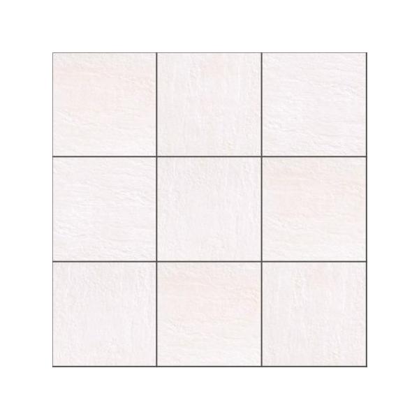 やわらかなライムストーンの質感を持ち、床タイル定番形状を揃えたパターン張りも可能なお値打ち感のある床タイルです。